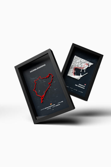 AP10 Studios I 3D racetrack poster I The gift for motorsport fans